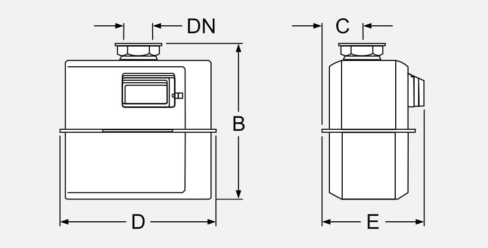 Haushaltsbalgengaszähler BK-G6 und BK-G6T | GMT GmbH
